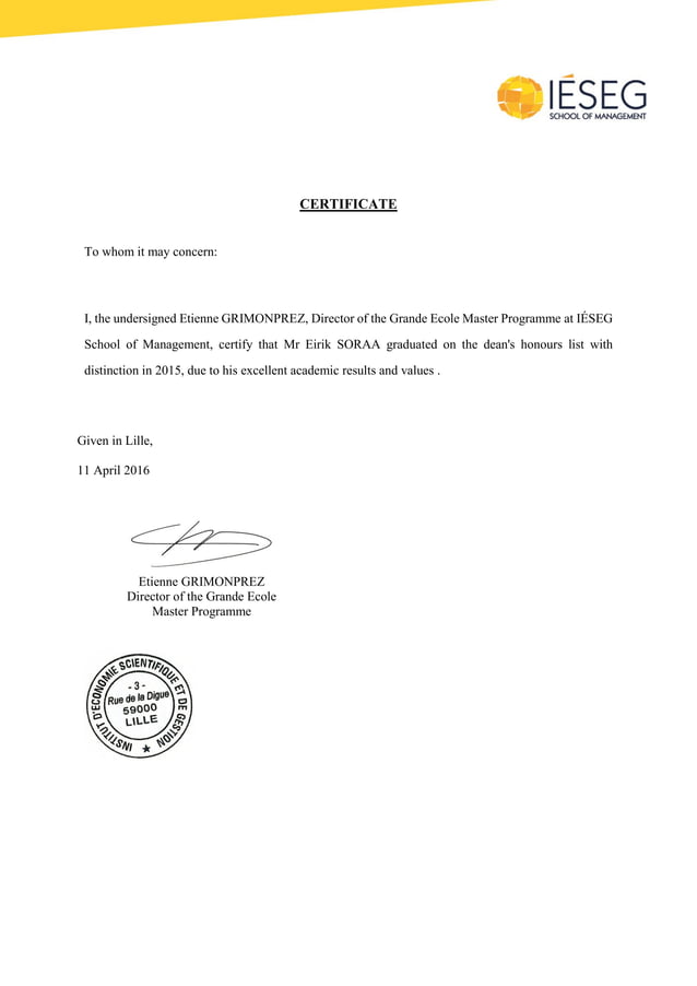 Certificate Dean%27s list | PDF | Professional School | Postgraduate ...