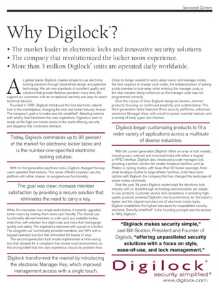 Why Digilock Article in Athletic Business Magazine | PDF | Business ...