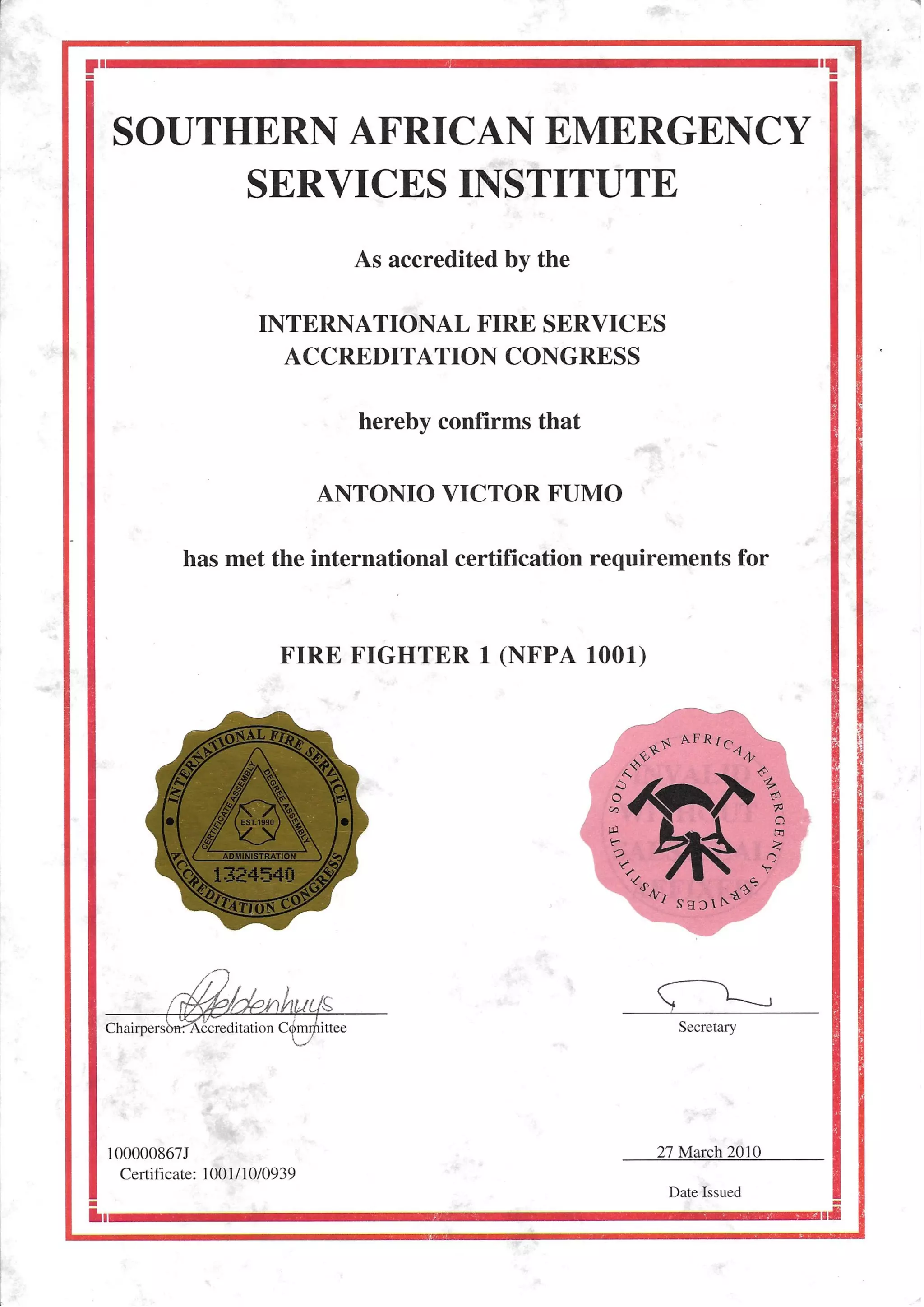 Professional Firefighter | PDF