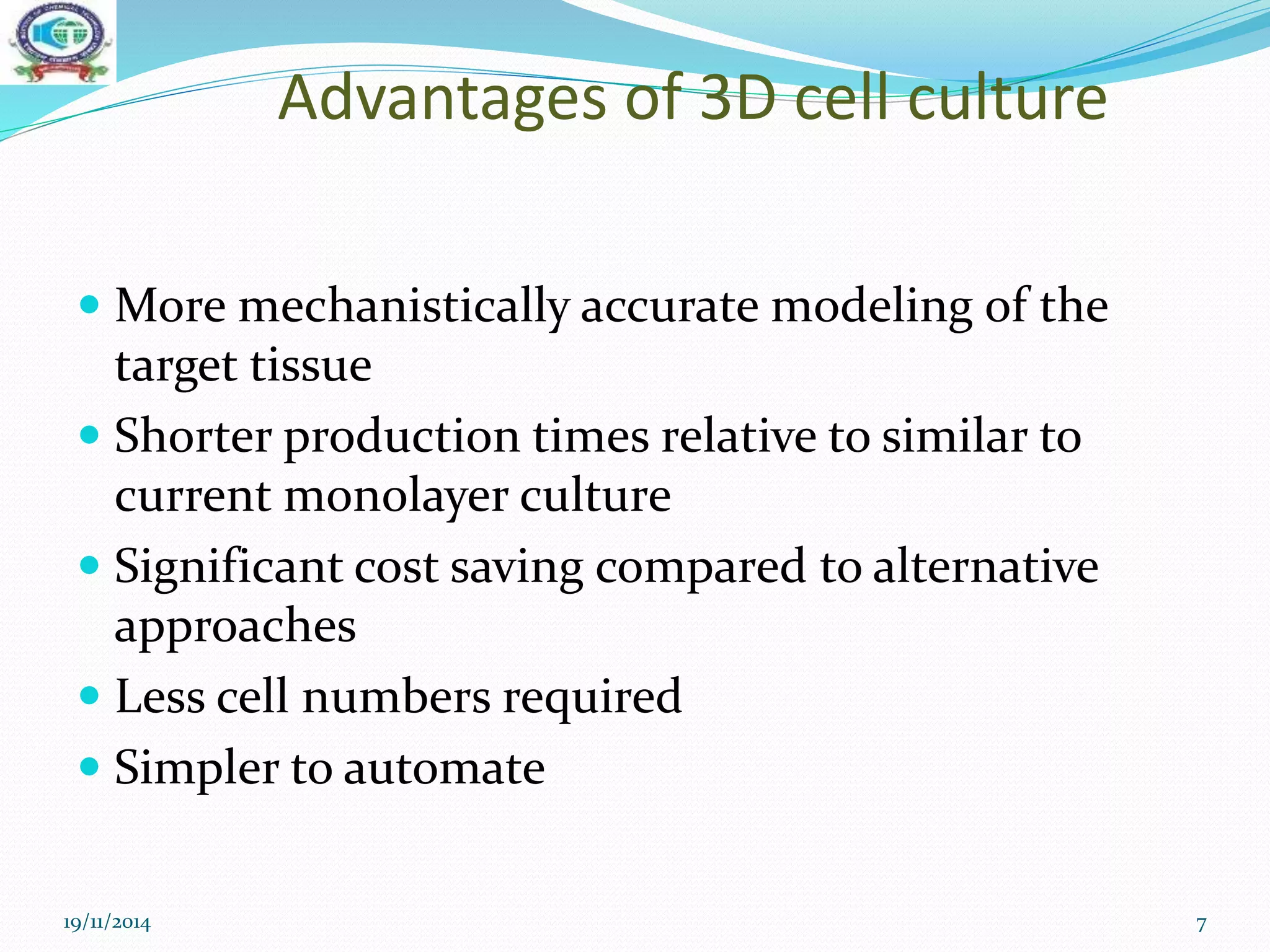 3D cell culture techniques for the tumor models | PPTX