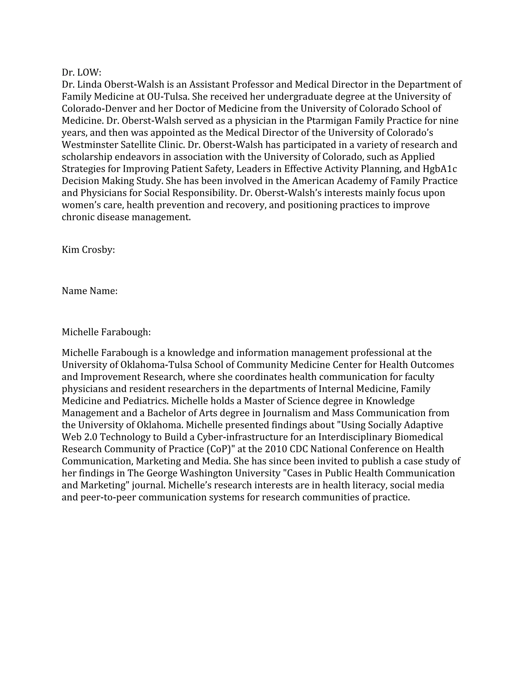 CDC Health Communication abstract 2011 | DOCX | Technology & Computing