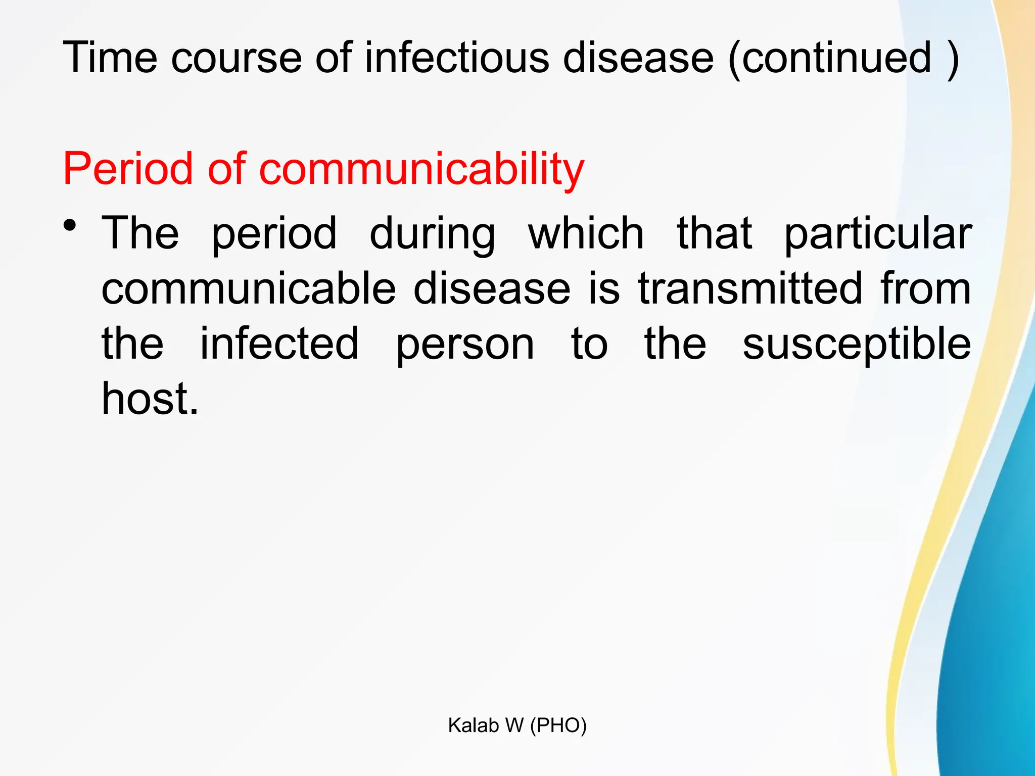 Communicable disease control for nursing students | PPTX