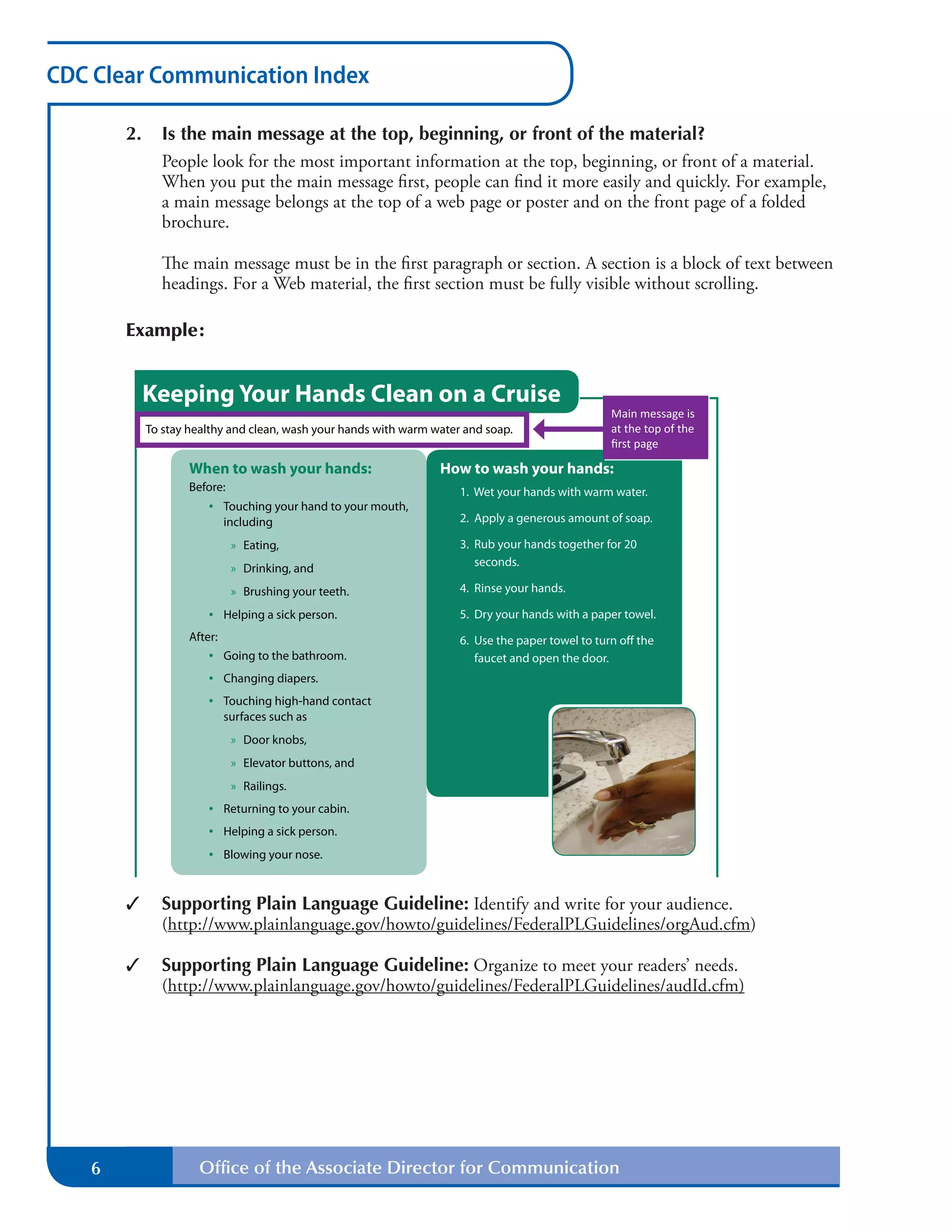 Cdc communication index | PDF | Medical Health