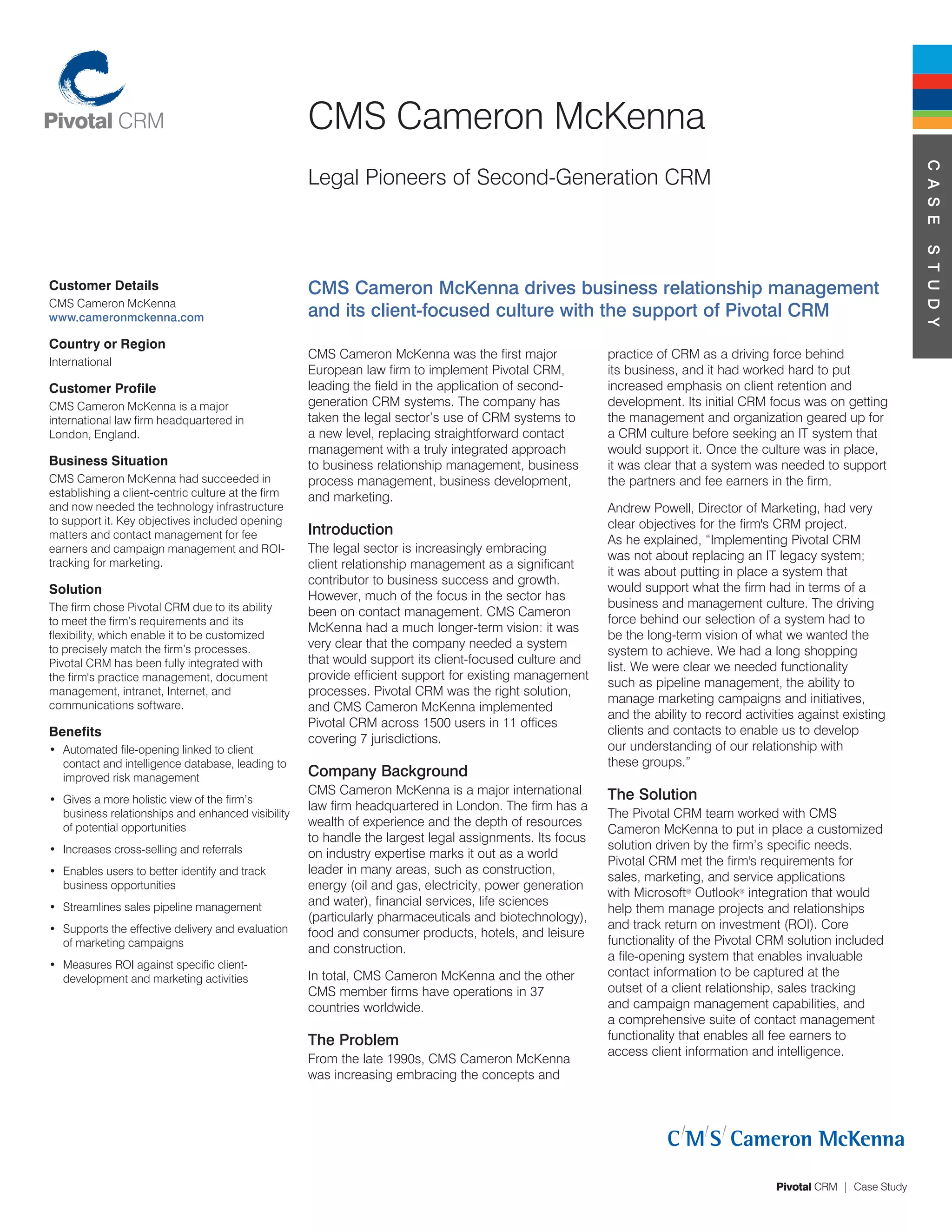 Cdc crmp gbcs_cms_cameron_mckenna_us | PDF