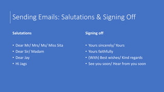 email | PPT