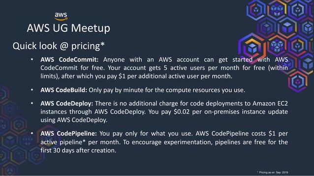 Ci Cd Using Aws Developer Tools Online Workshop Ppt