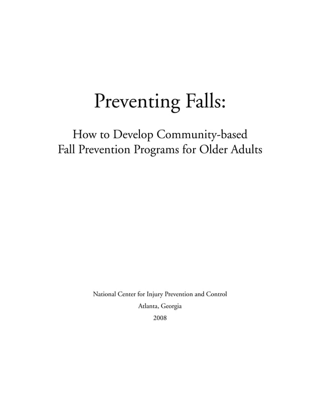 Fall Prevention | PDF