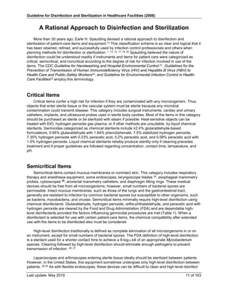 Cdc guideline cssd | PDF