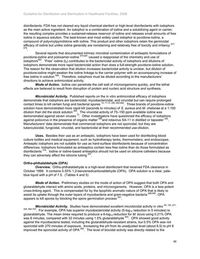 Cdc guideline for disinfection and sterilization in healthcare ...