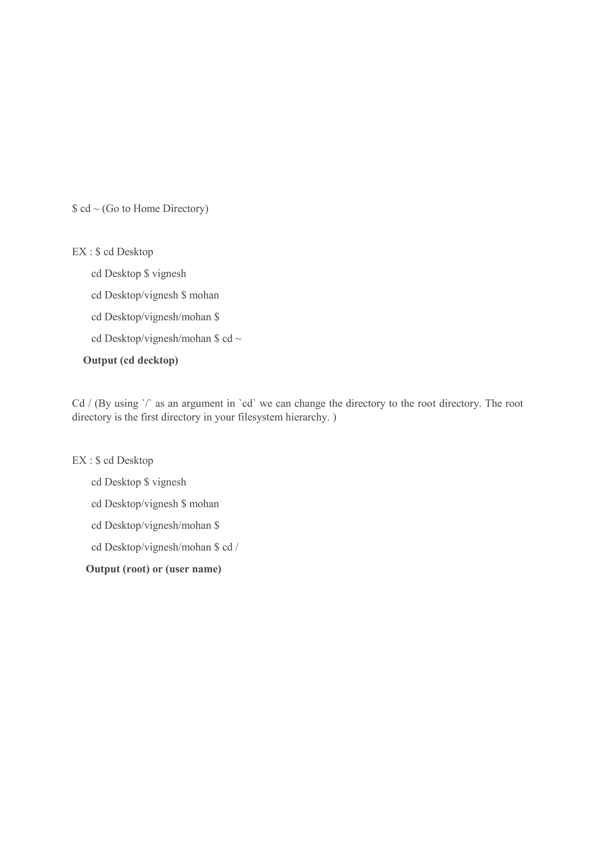 CD change directory linux full details.pdf | Operating Systems ...