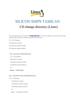 CD change directory linux full details.pdf