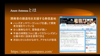 Azure AntennaでCD/CIを学んできた | PPTX
