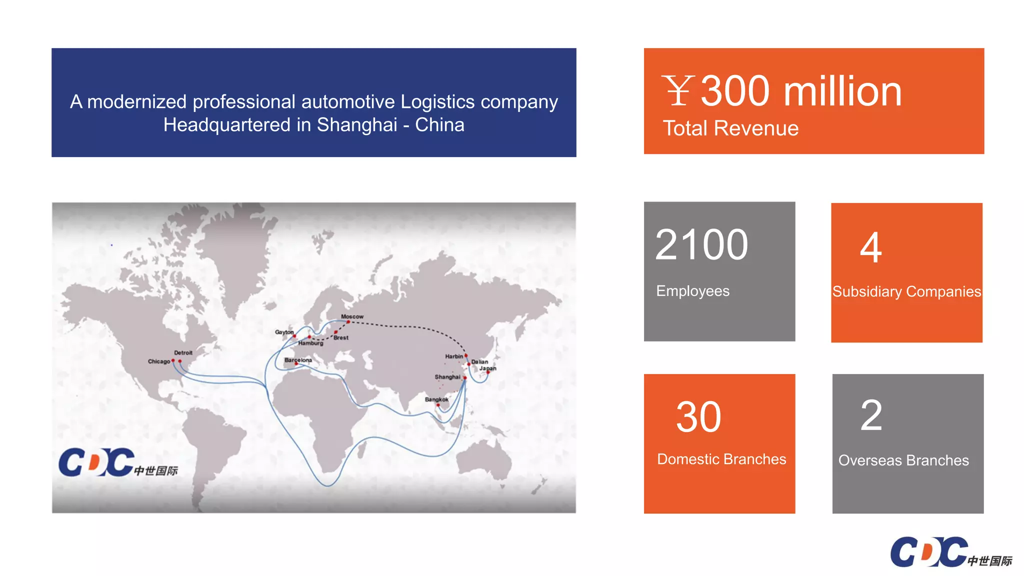 CDC International Logistics - Company and Service Introduction | PDF