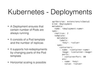 Continuous Deployment with Kubernetes, Docker and GitLab CI | PPT