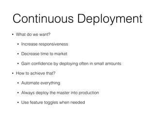Continuous Deployment with Kubernetes, Docker and GitLab CI | PPT