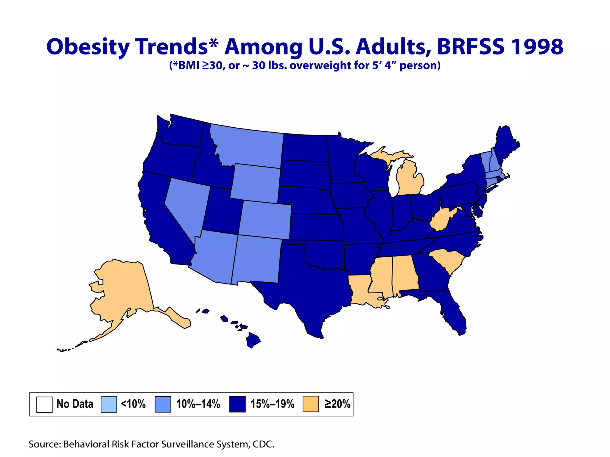 CDC Obesity Maps | PPT