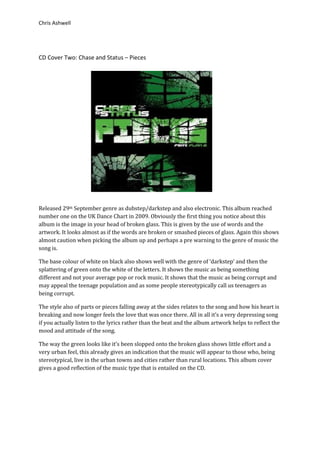 CD Cover Analysis | DOCX