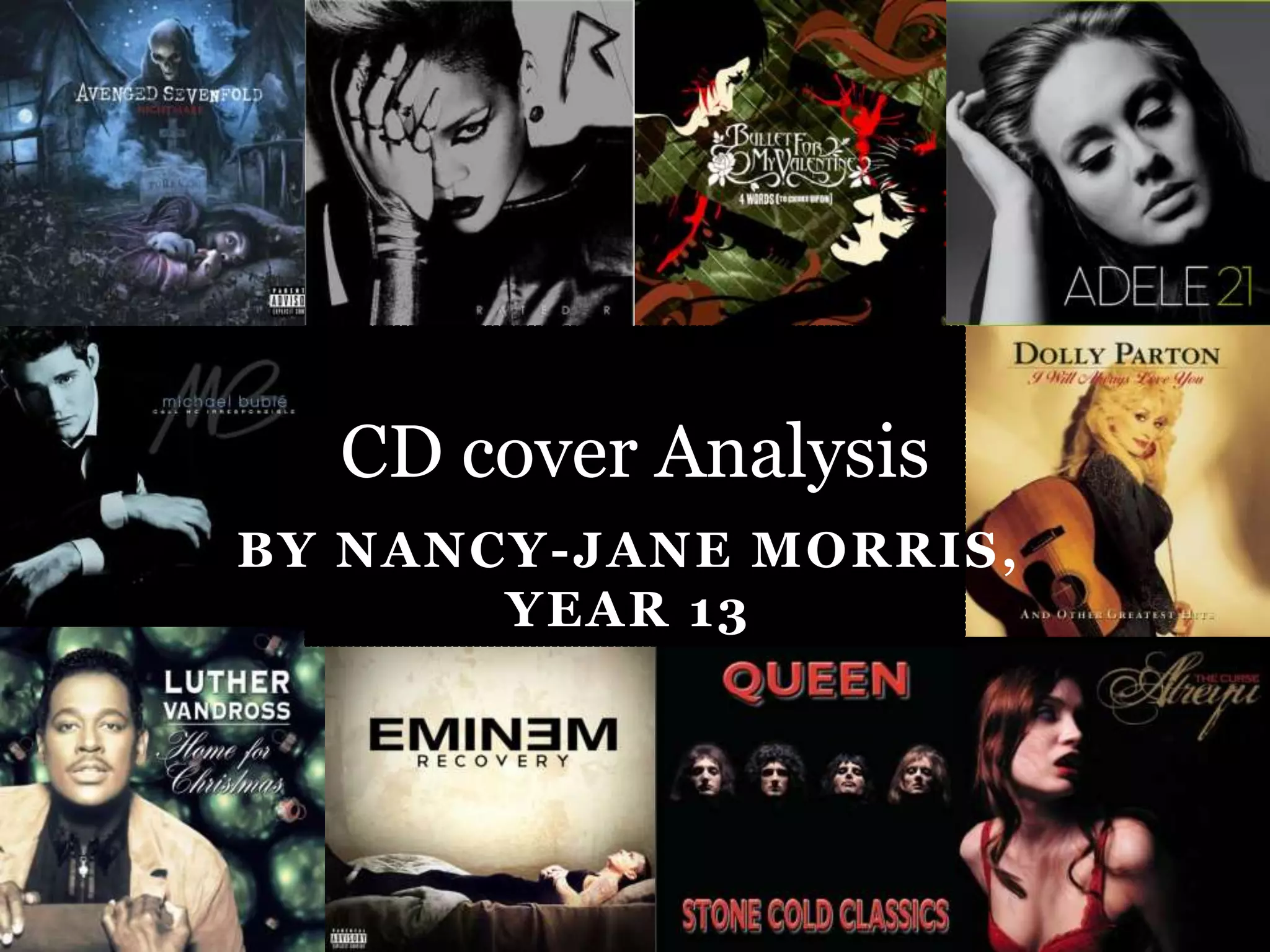 CD Cover Analysis | PPTX
