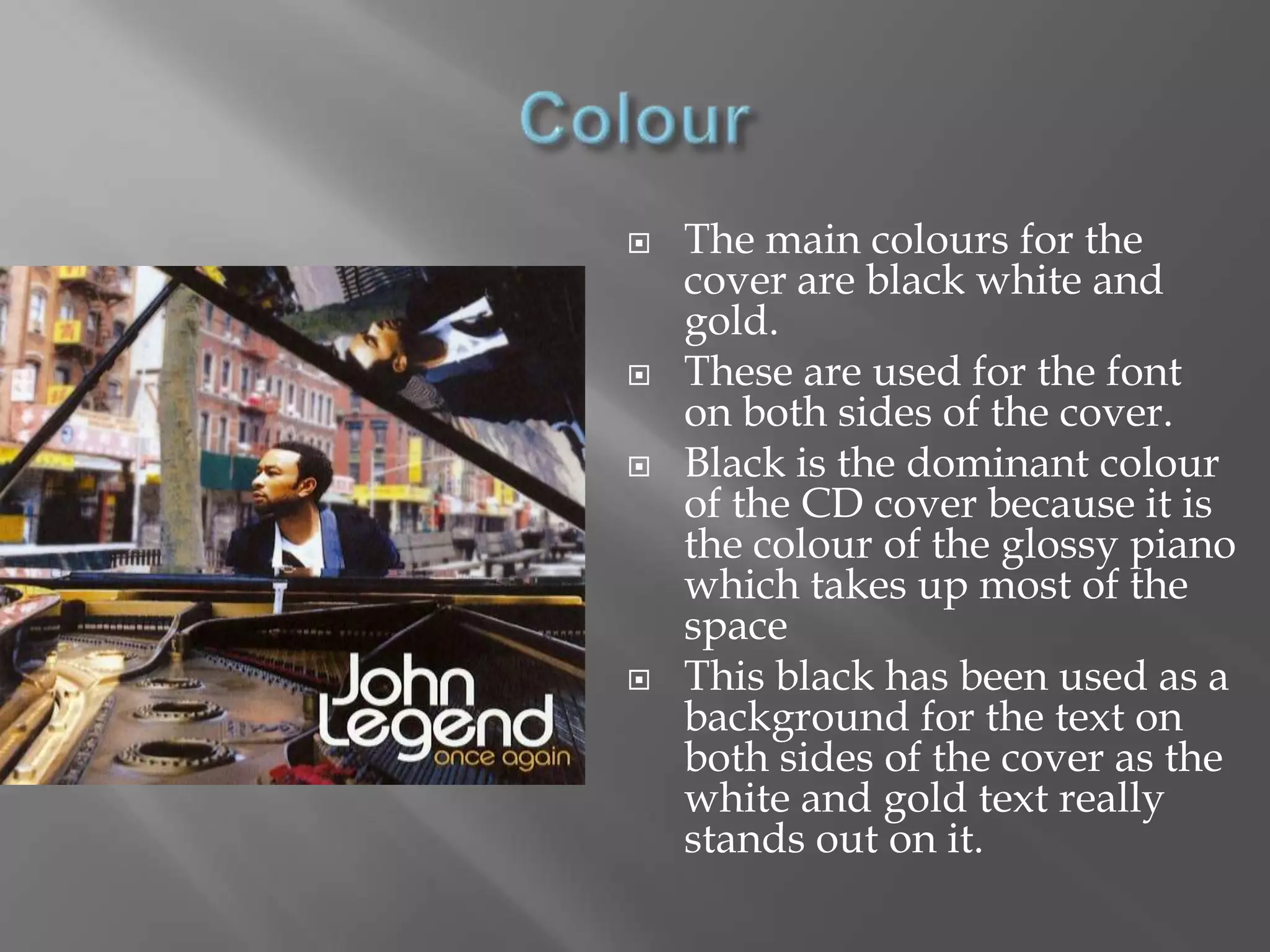 Cd cover analysis | PPTX