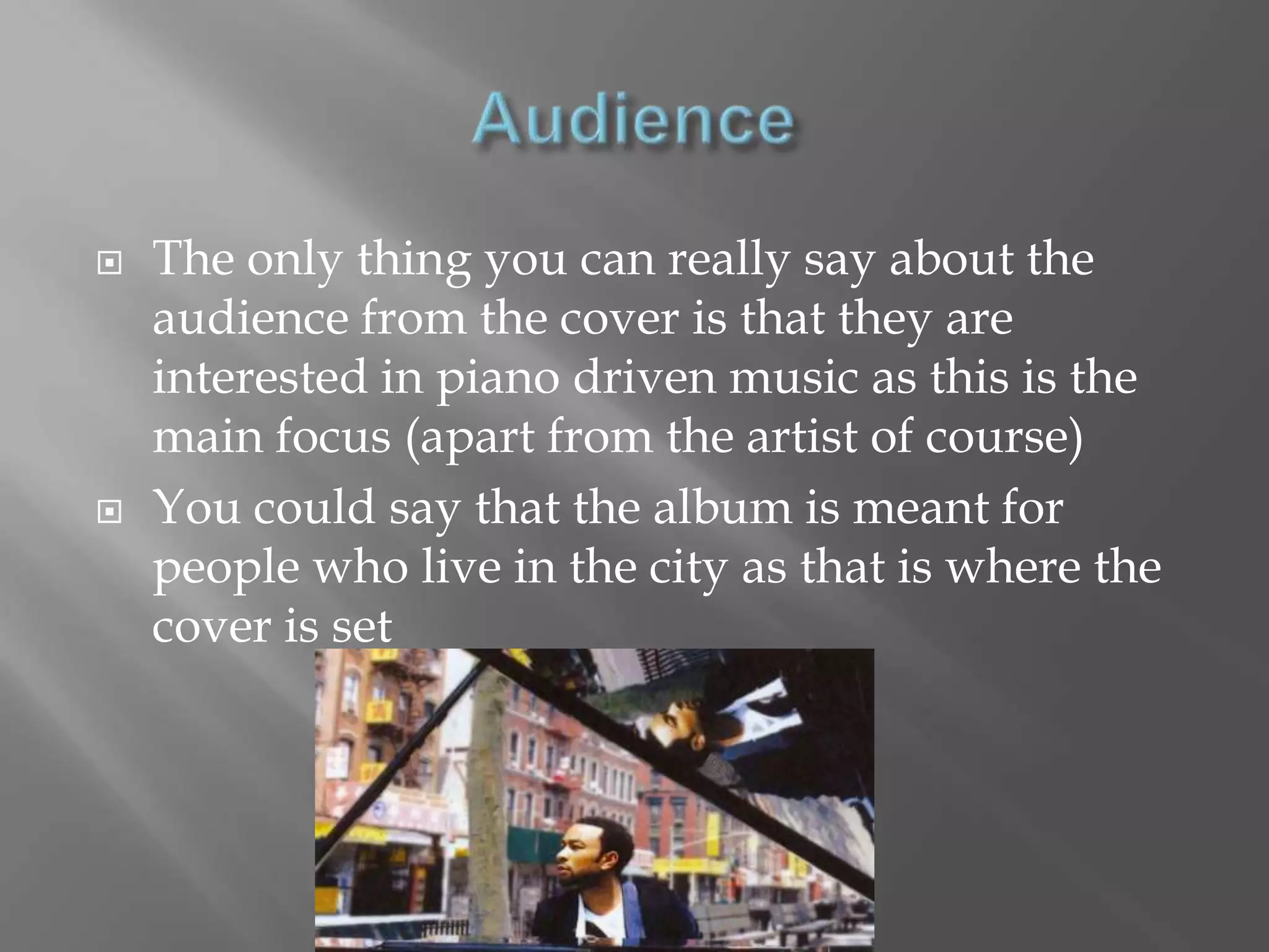 Cd cover analysis | PPTX