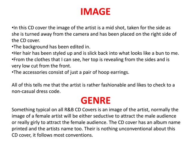 Cd cover analysis | PPT