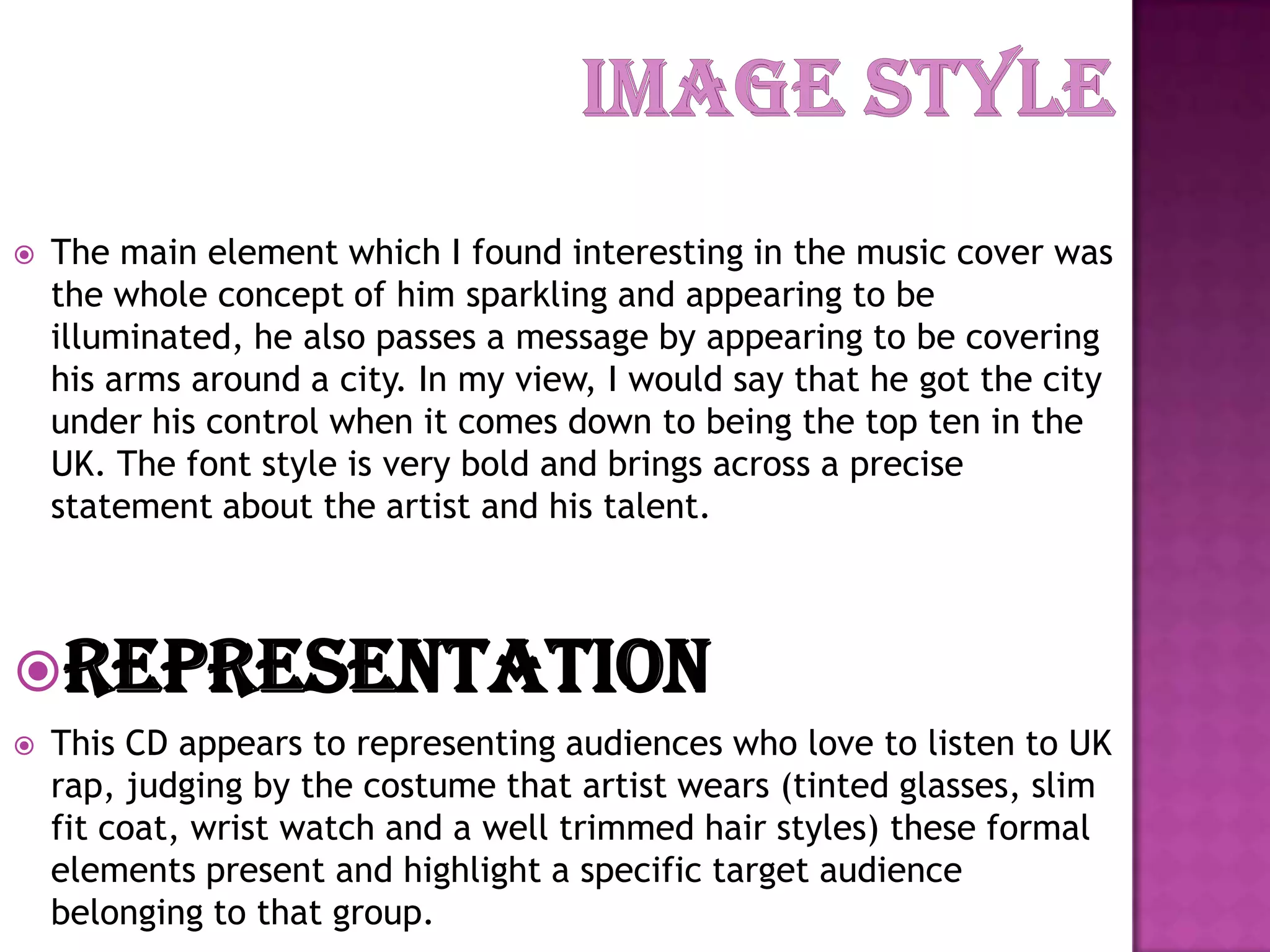 Cd cover analysis 2 | PPTX