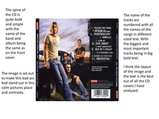 Cd cover analysis media studies | PPT