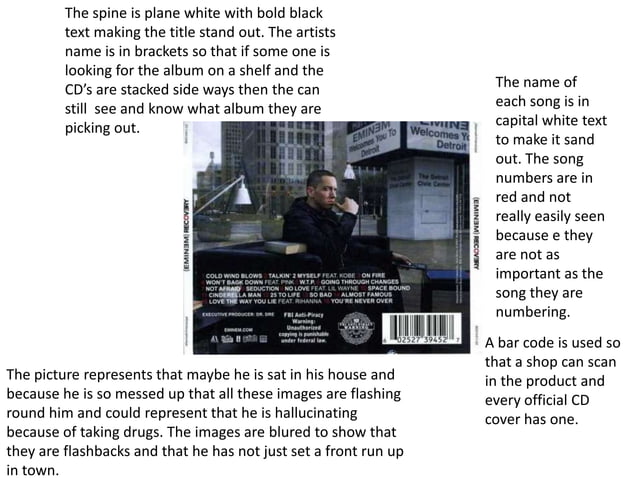 Cd cover analysis media studies | PPT