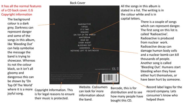 Cd cover annotations | PPTX