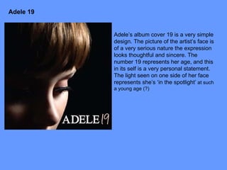 Adele 19 Album Cover