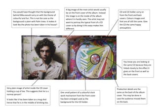 Analysing Mika's CD Cover | DOCX