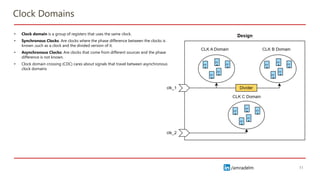 Clock Domain Crossing Part 1 - Intro and MTBF | PDF