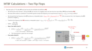 Clock Domain Crossing Part 1 - Intro and MTBF | PDF