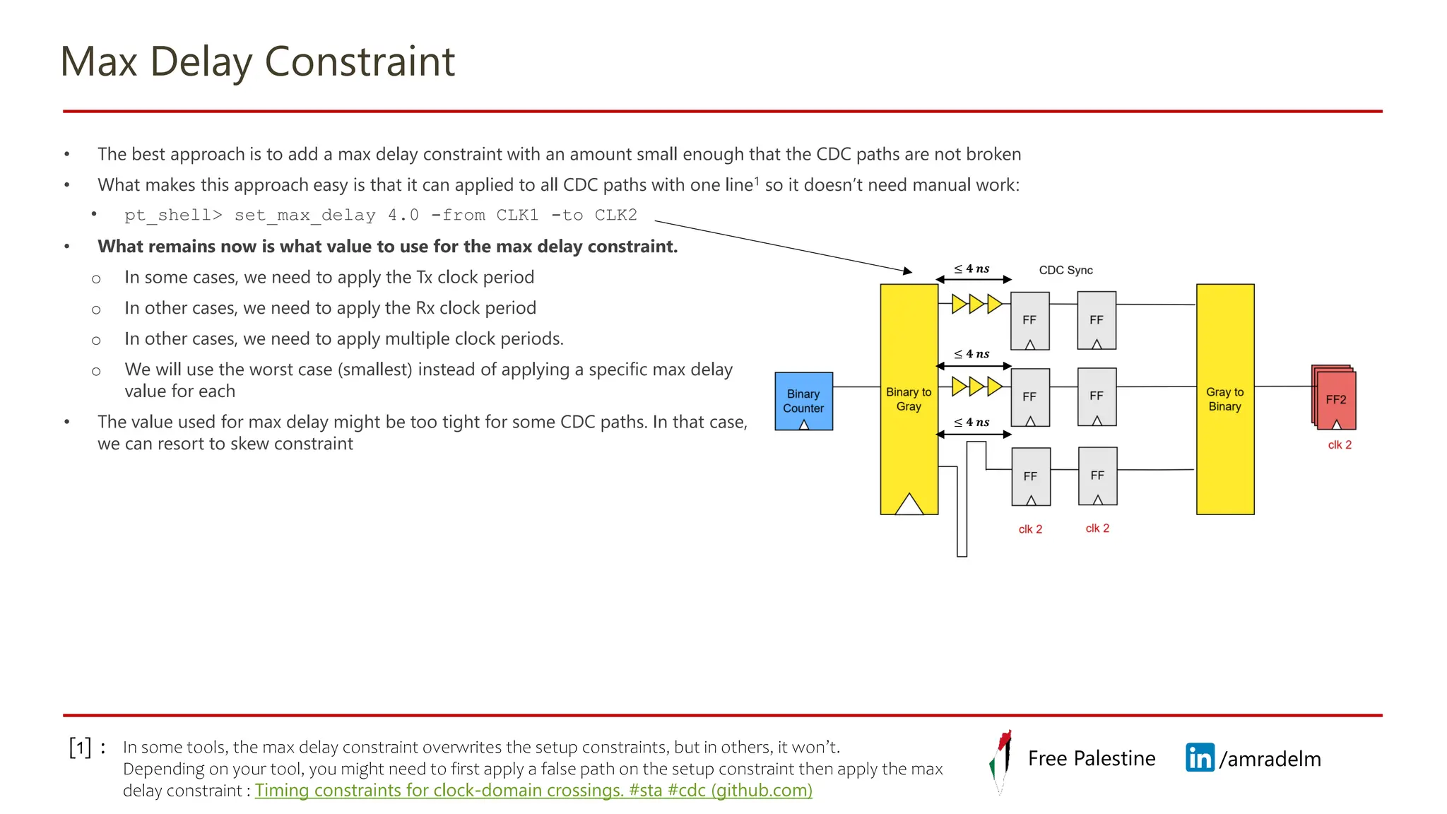 Clock Domain Crossing Part 7 - Timing Constraints | PDF
