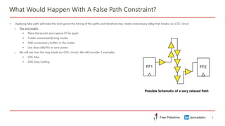 Clock Domain Crossing Part 7 - Timing Constraints | PDF | Programming Languages | Computing