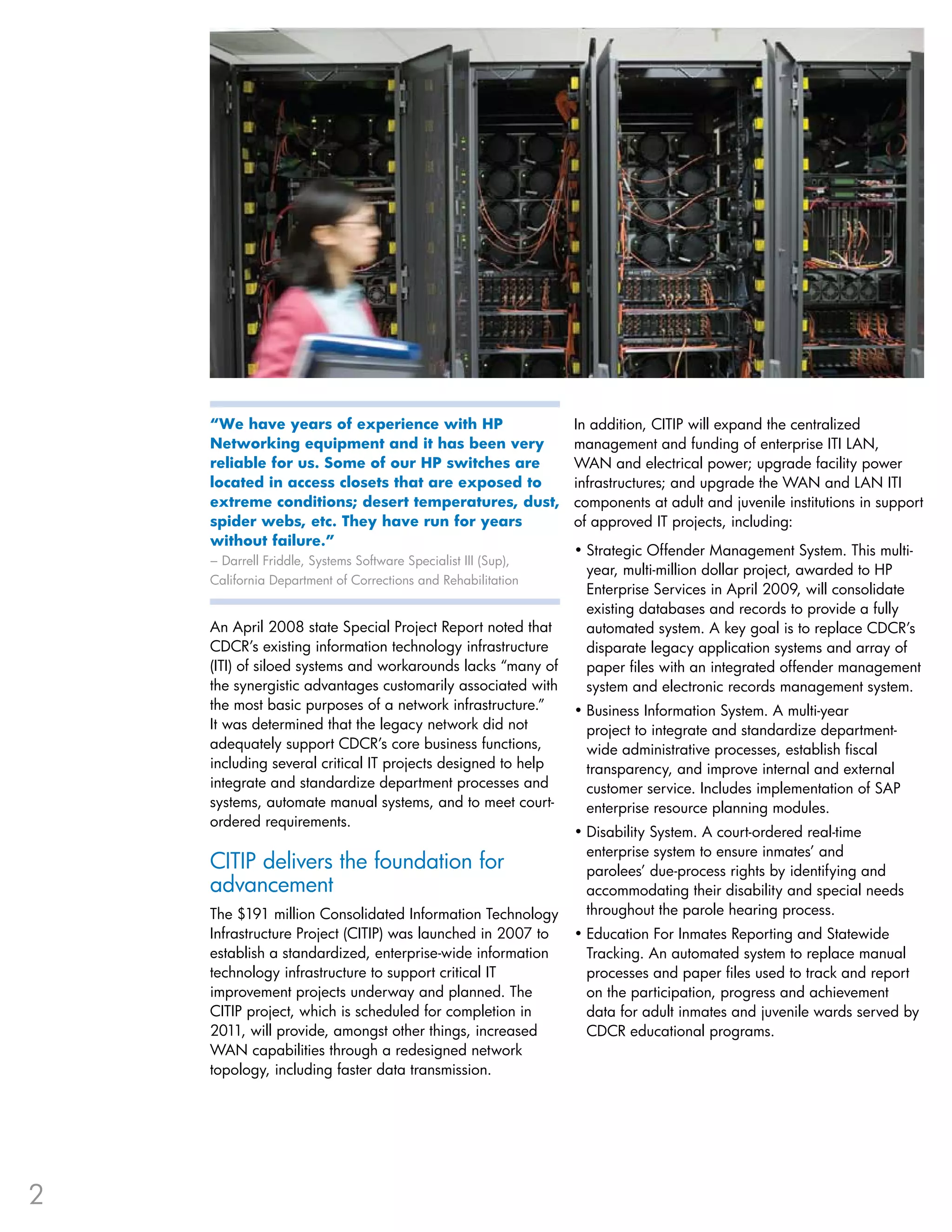 Cdcr hp networking | PDF