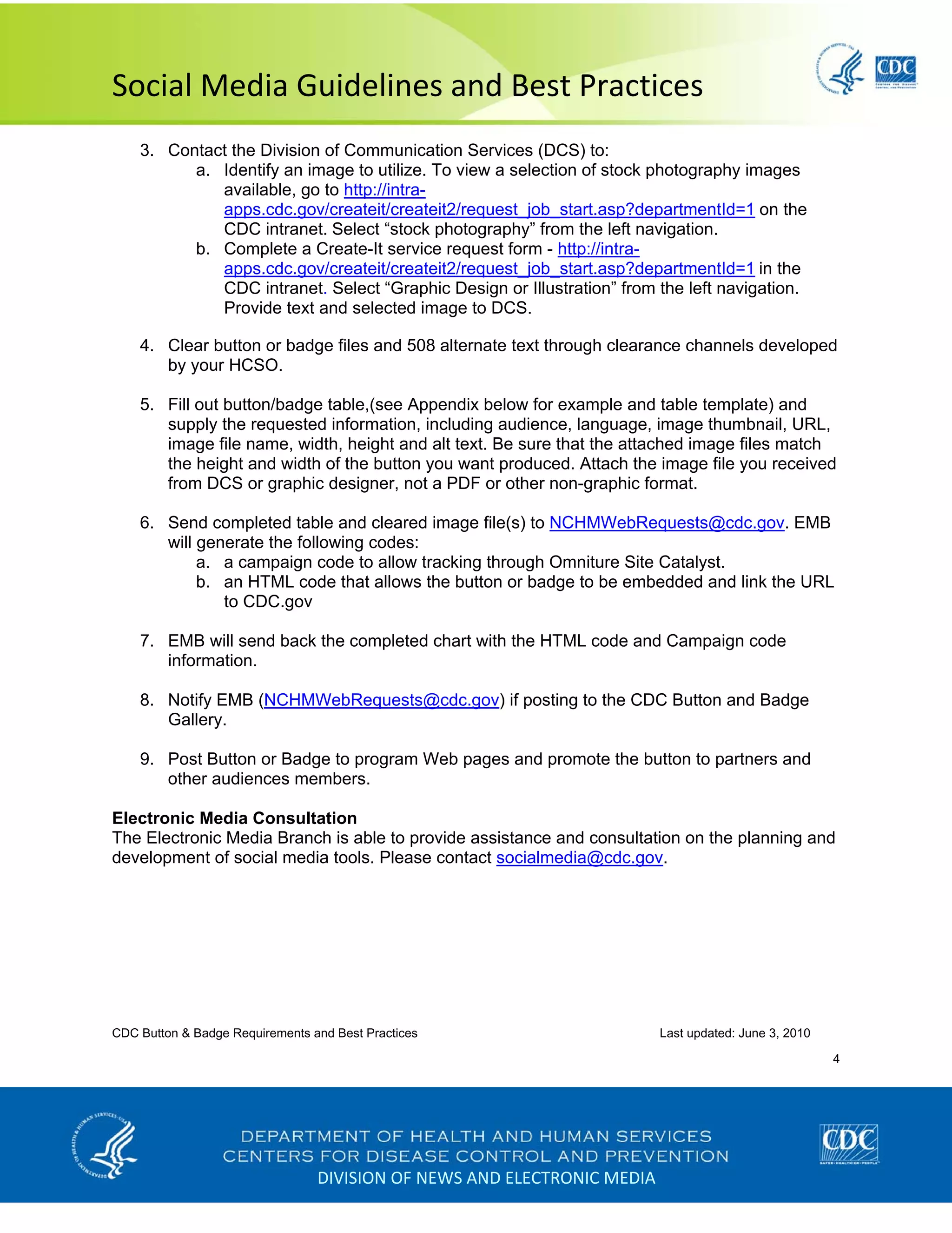 Cdc social media best practices | PDF