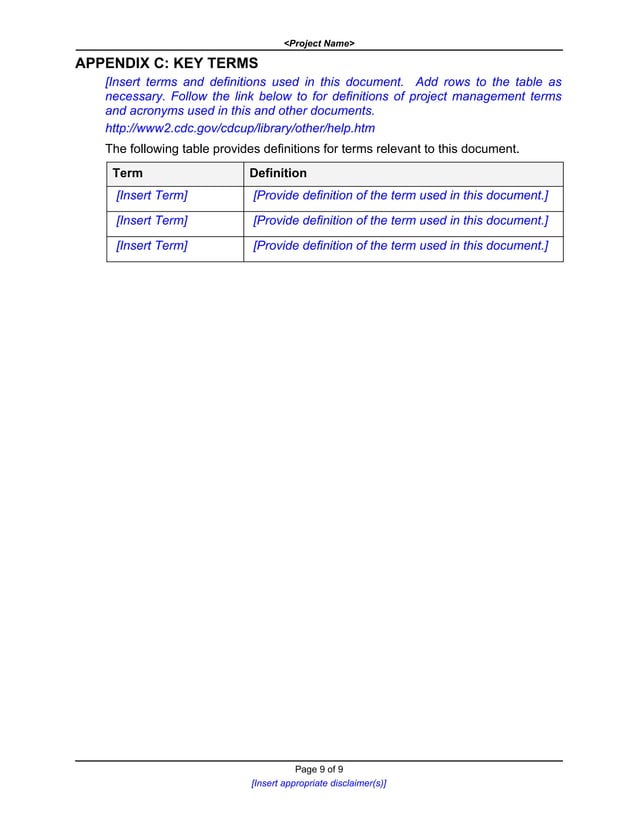 Cdc up business_impact_analysis_template | DOC