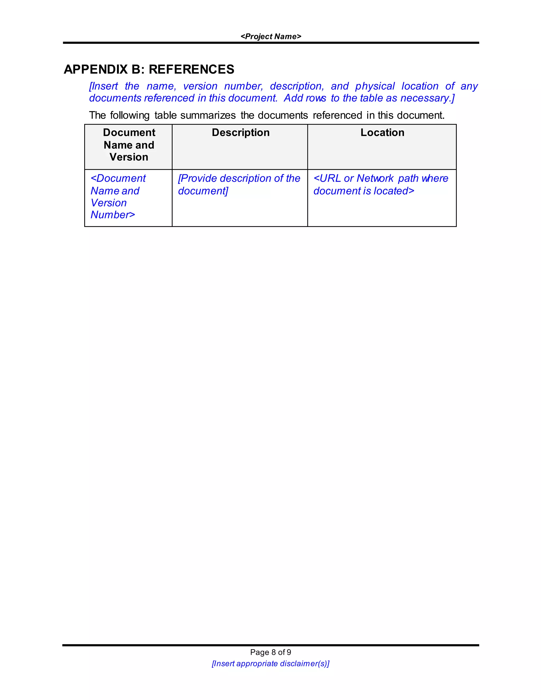 Impact Analysis Template | DOC