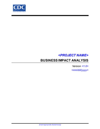Impact Analysis Template | DOC