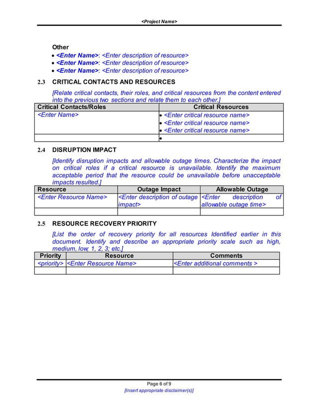 Impact Analysis Template | DOC