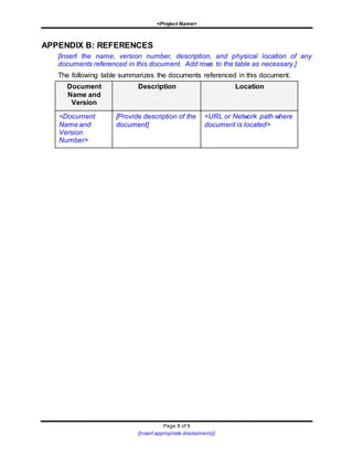 Impact Analysis Template | DOC