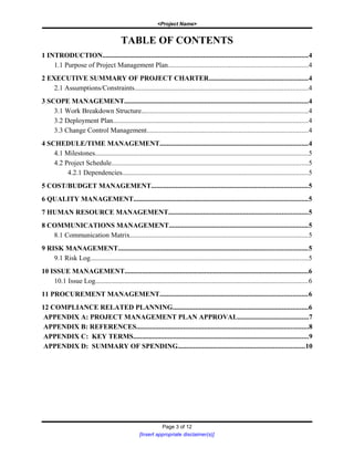 Cdc up project_management_plan_template | DOC