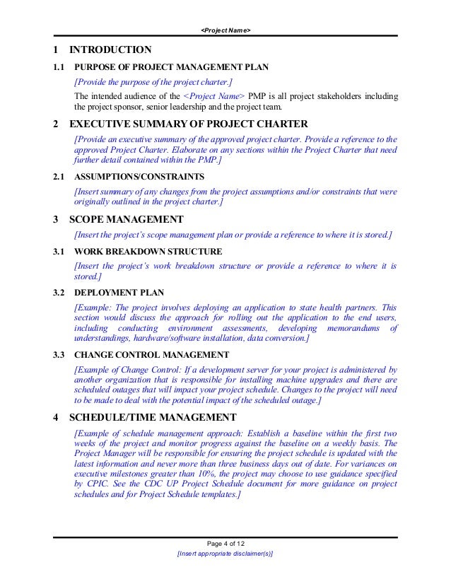 Cdc up project_management_plan_template