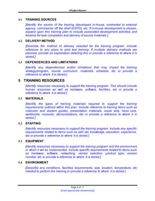 Cdc up training_plan_template | DOCX | Desktop Publishing | Computer ...