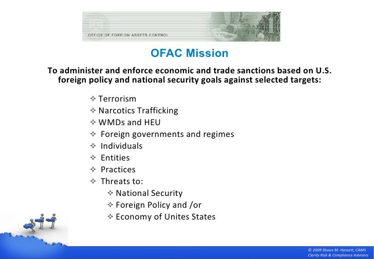 Customer Due Diligence: Improving Screening Processes for OFAC Entiti…