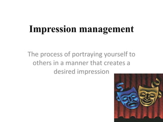 impression management PPT | PPT