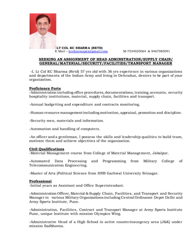 Resume for GM ADMIN | DOCX | Business Administration | Business