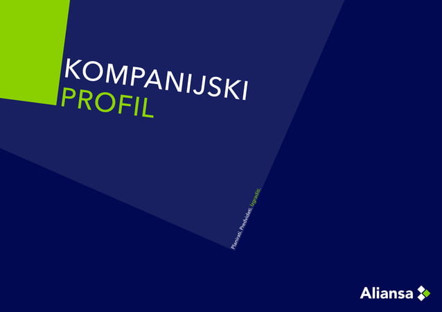 Aliansa | Kompanijski profil | PDF