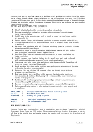 Resume - Moustapha Omar | DOC